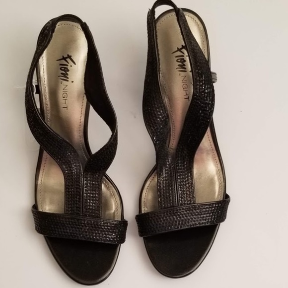 FIONI Clothing | Shoes | Fioni Night Womens Black Heels Size 7 2 | Poshmark